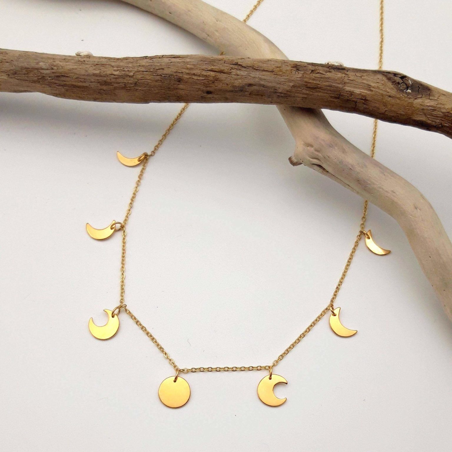 Collier Breloques Lunaire - Perséïdes Bijoux