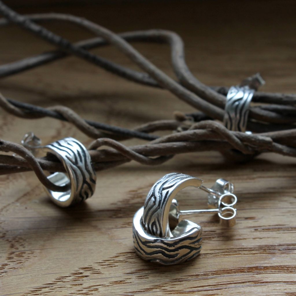Anneaux d'oreilles Élément Terre - Perséïdes Bijoux